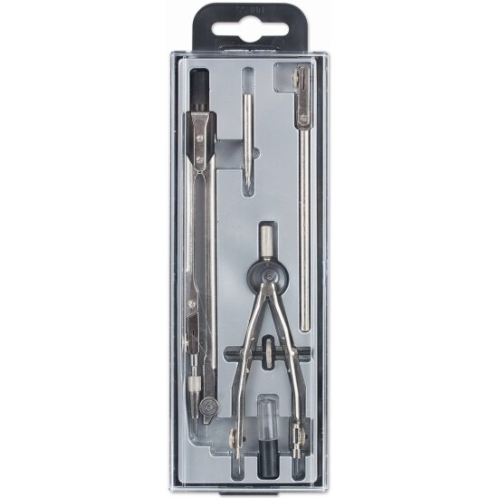 Готовальня Globus 5 предметов, пластиковый пенал, НЧ5-70-50