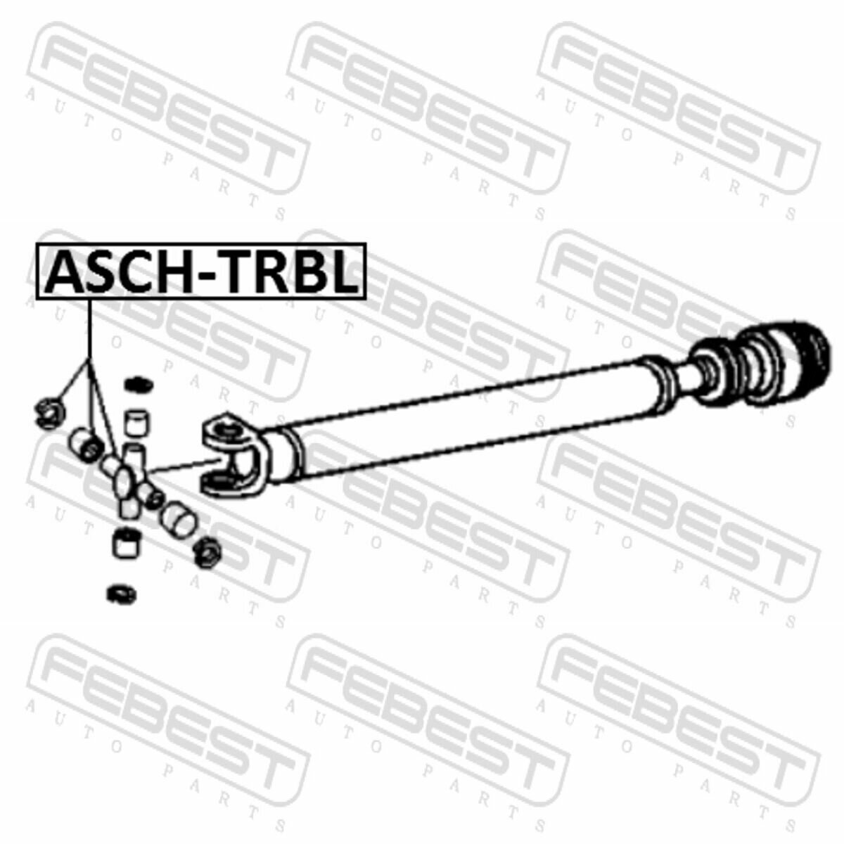 Крестовина Карданного Вала 27X55.5/82(Febest Asch-Trbl)