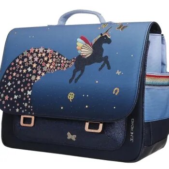 Jeune Premier Школьный портфель It Bag MIDI Mr.Gadget, 38x30x14.5cm (Star River Unicorn)