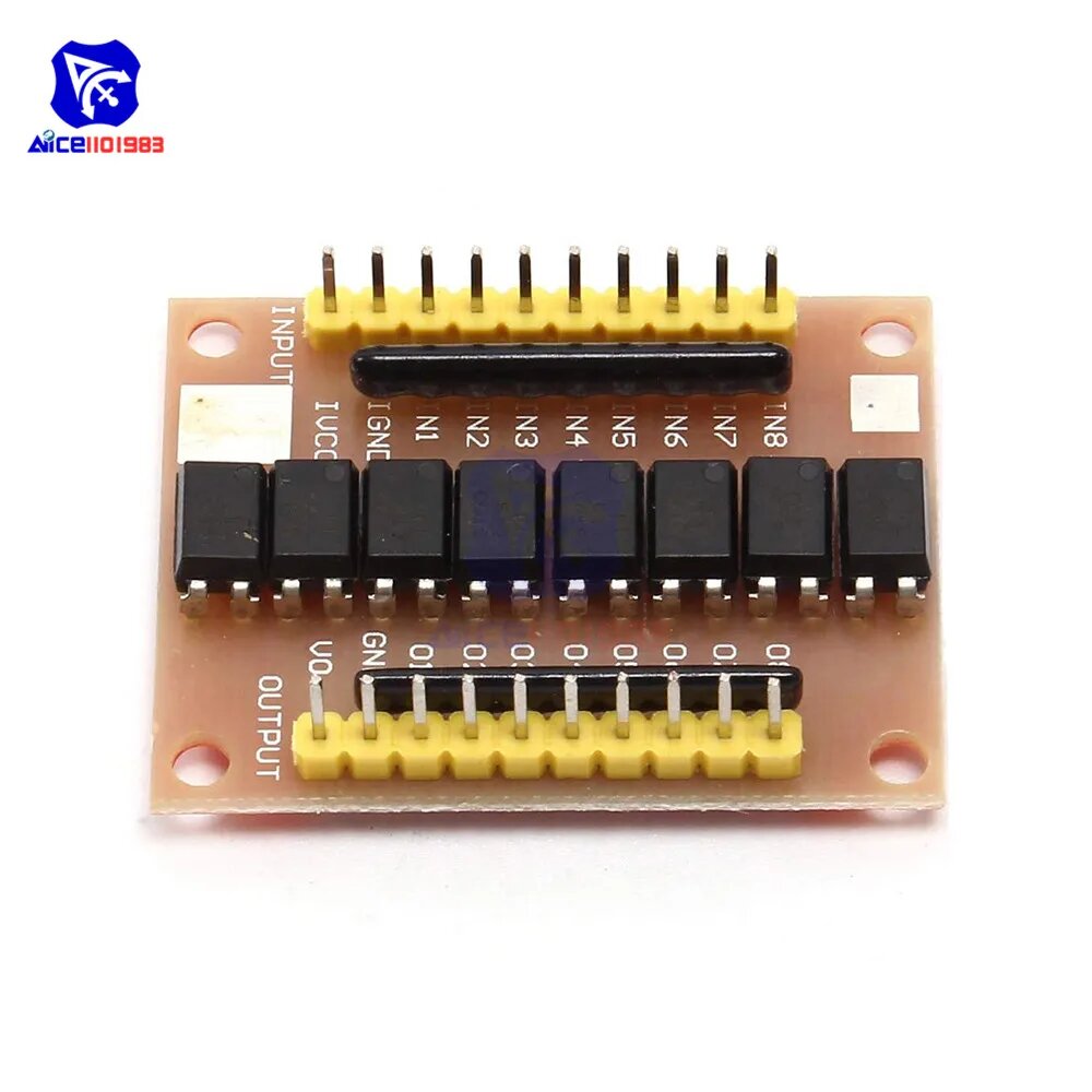 Diymore, 12 В, 8 канальная оптопара, изоляционная плата, высокоуровневый триггер, изолированный модуль, позитивная фаза, пластина усиления 50 мА
