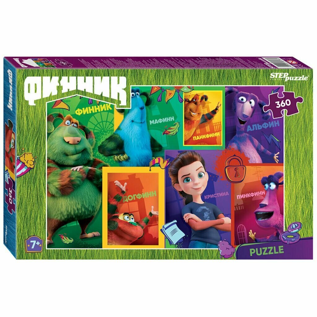 Пазлы 360 элементов 500*345мм. "Финник" (Riki)