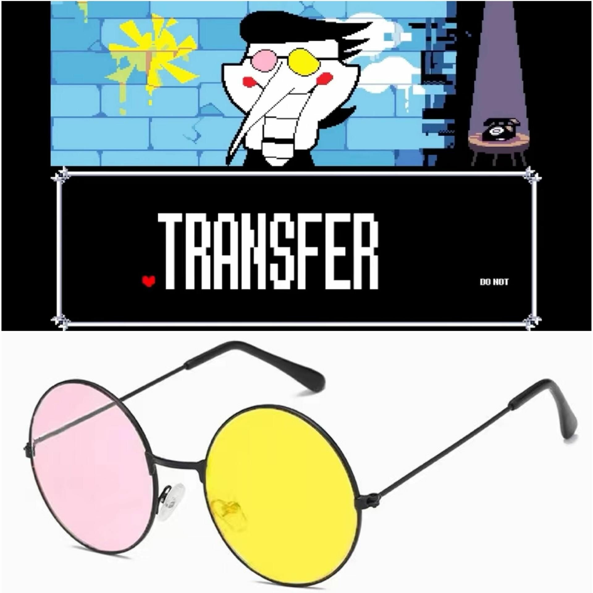 Забавные двухцветные очки, забавный подарок