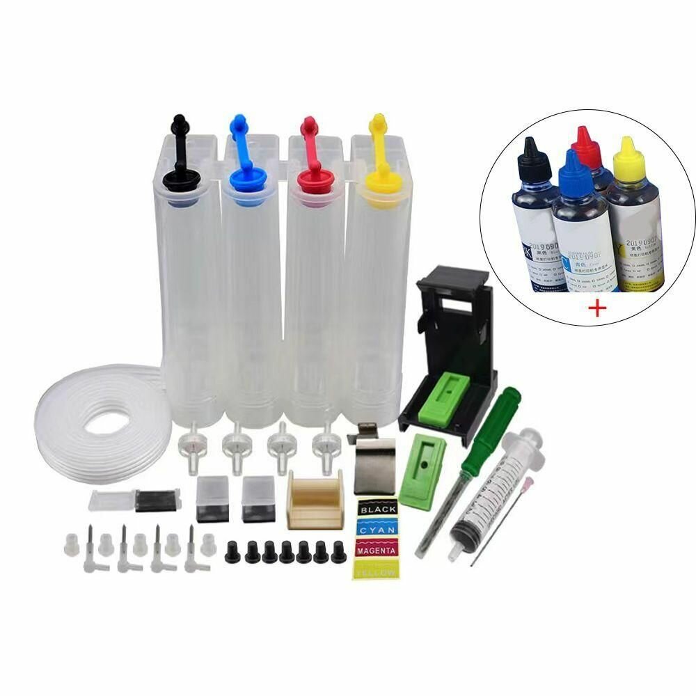 СНПЧ + Комплект чернил для Canon Pixma MG2540S MG3640S MG2545S MG3640 MG2440 MG3540 TS3340 TS304 TS3140 MP280 MP250 MP230 MP210 MP220