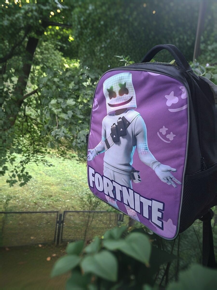 Рюкзак Daddy Bags Fortnite для школы, с принтом, светоотражатели, эргономичный