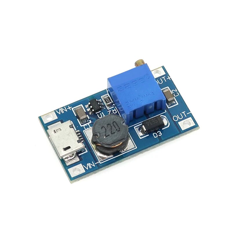 5шт. Модуль повышающего преобразователя MT3608 с USB