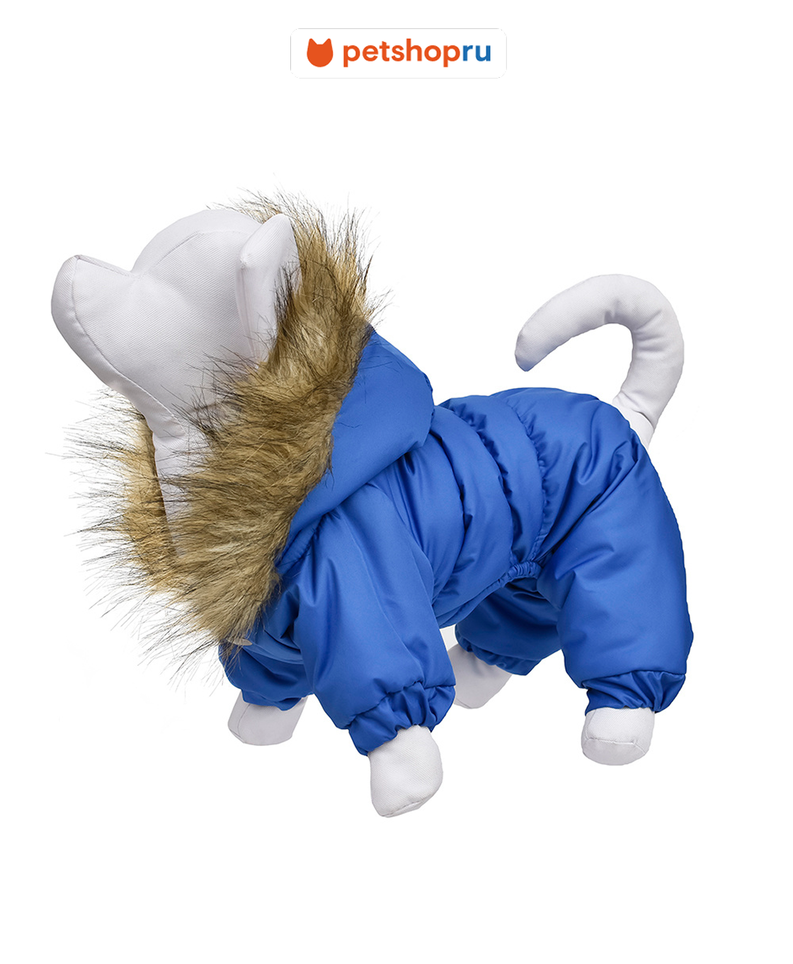 Tappi одежда Зимний комбинезон для собак с подкладкой "Азур" синий Размер L
