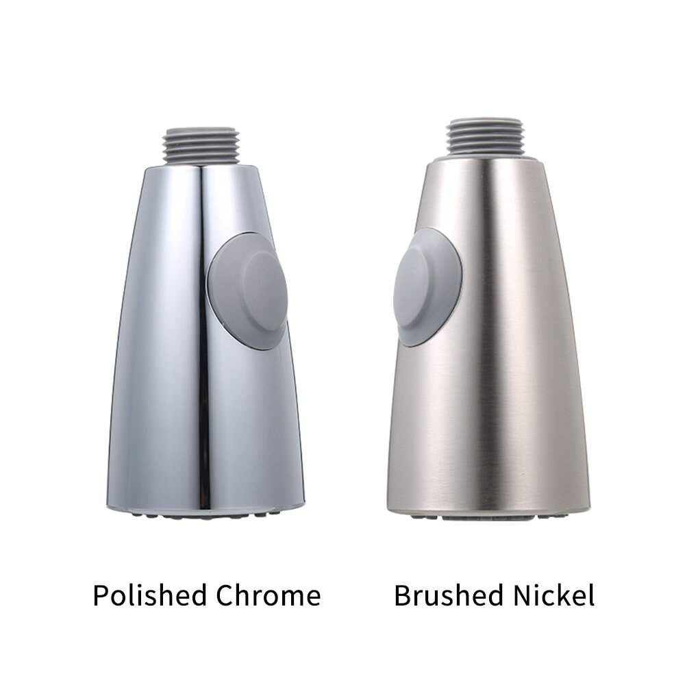 Головка смесителя для кухонного мойки 2-функциональная вытаскиваемая форсунка с обратным клапаном запчасть для замены соединения G1/2 Брусhed Nickel