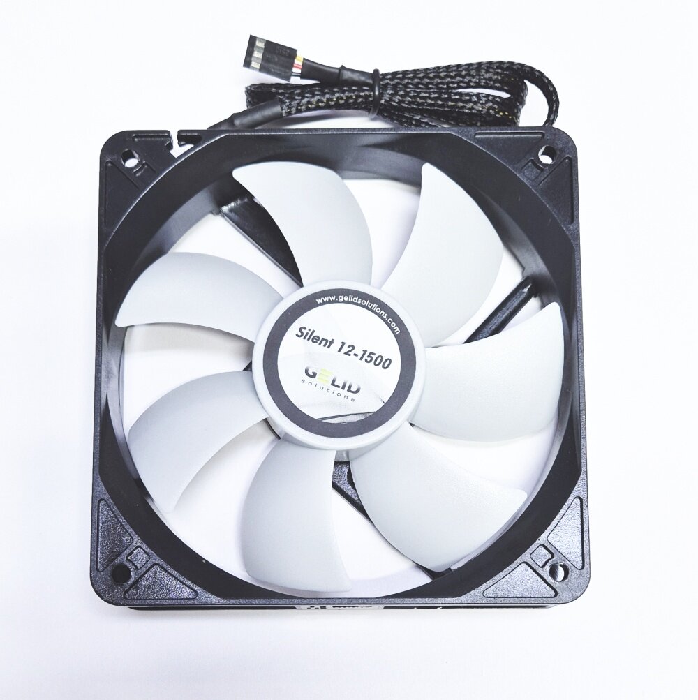 Вентилятор 120x120x25 GELID Solutions Silent 12, 1500rpm, 25.5dB(M), 0.2A, HB, FN-SX12-15