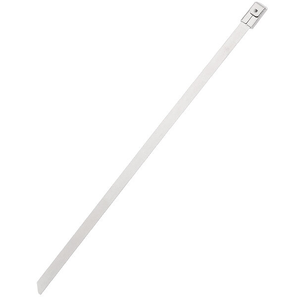 Хомут СКС(304) 4,6х300мм стальной (100 шт. в комплекте)