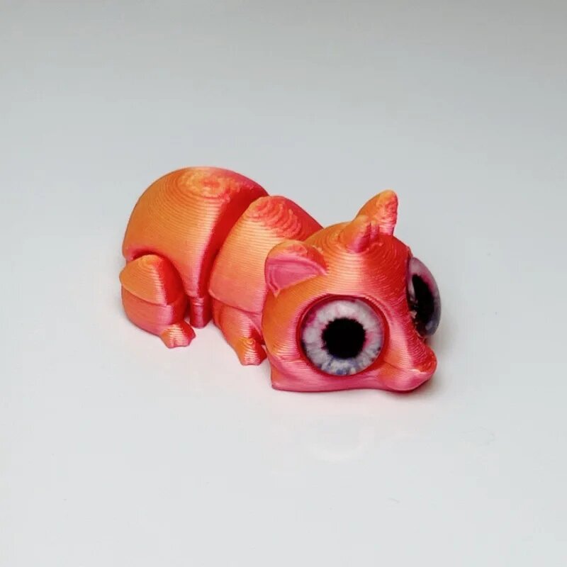 3D фигурка хомяка MOONBIFFY, розовый, Pink gold