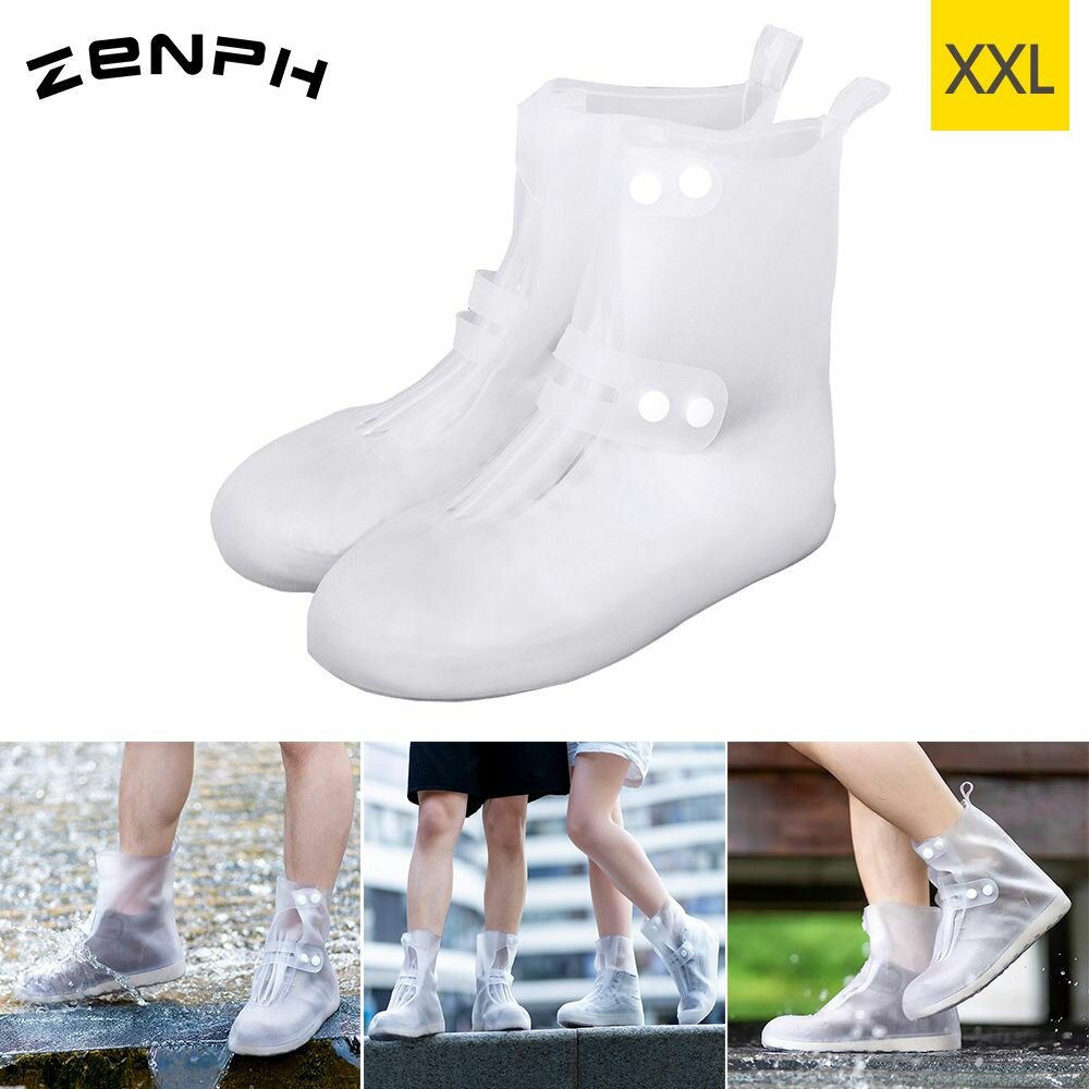Youpin Zaofeng Rainboots Уличная дождевая обувь с чехлом Прозрачная дождевая обувь