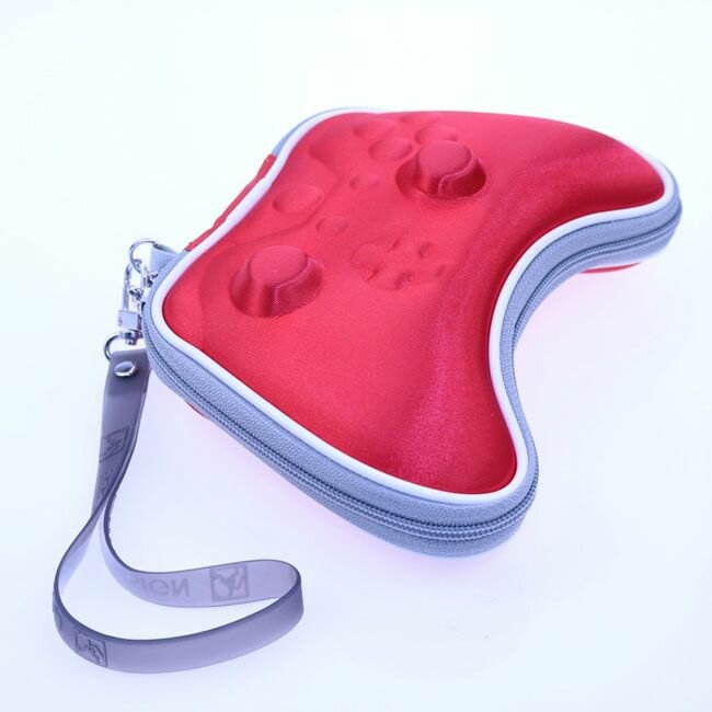 Чехол для хранения и переноски джойстика XBOX 360, XBOX One на молнии, красный