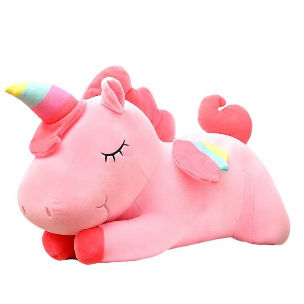 Мягкая игрушка единорог 30 см подушка обнимается антистрессовый подарок