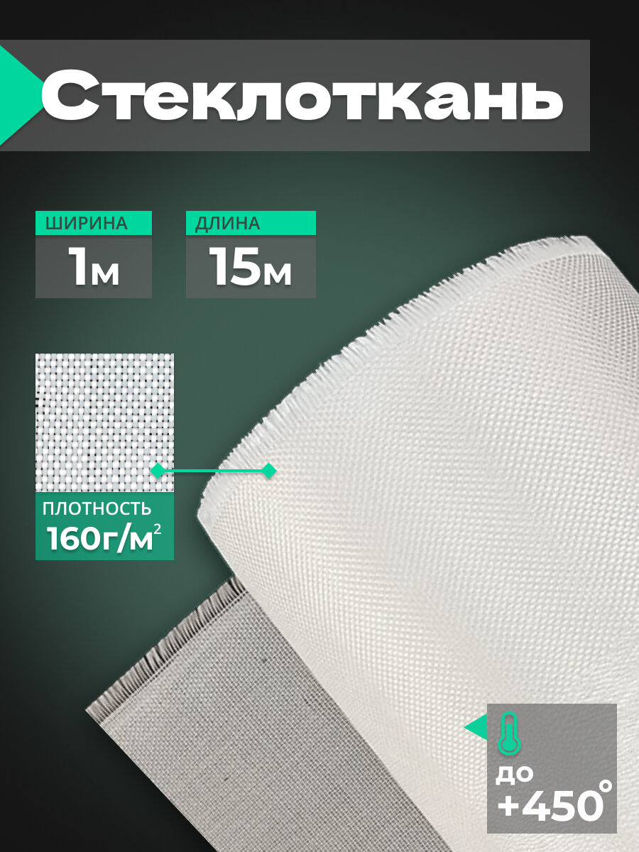 Стекловолокно Стеклоткань для эпоксидной смолы 1м-15 м