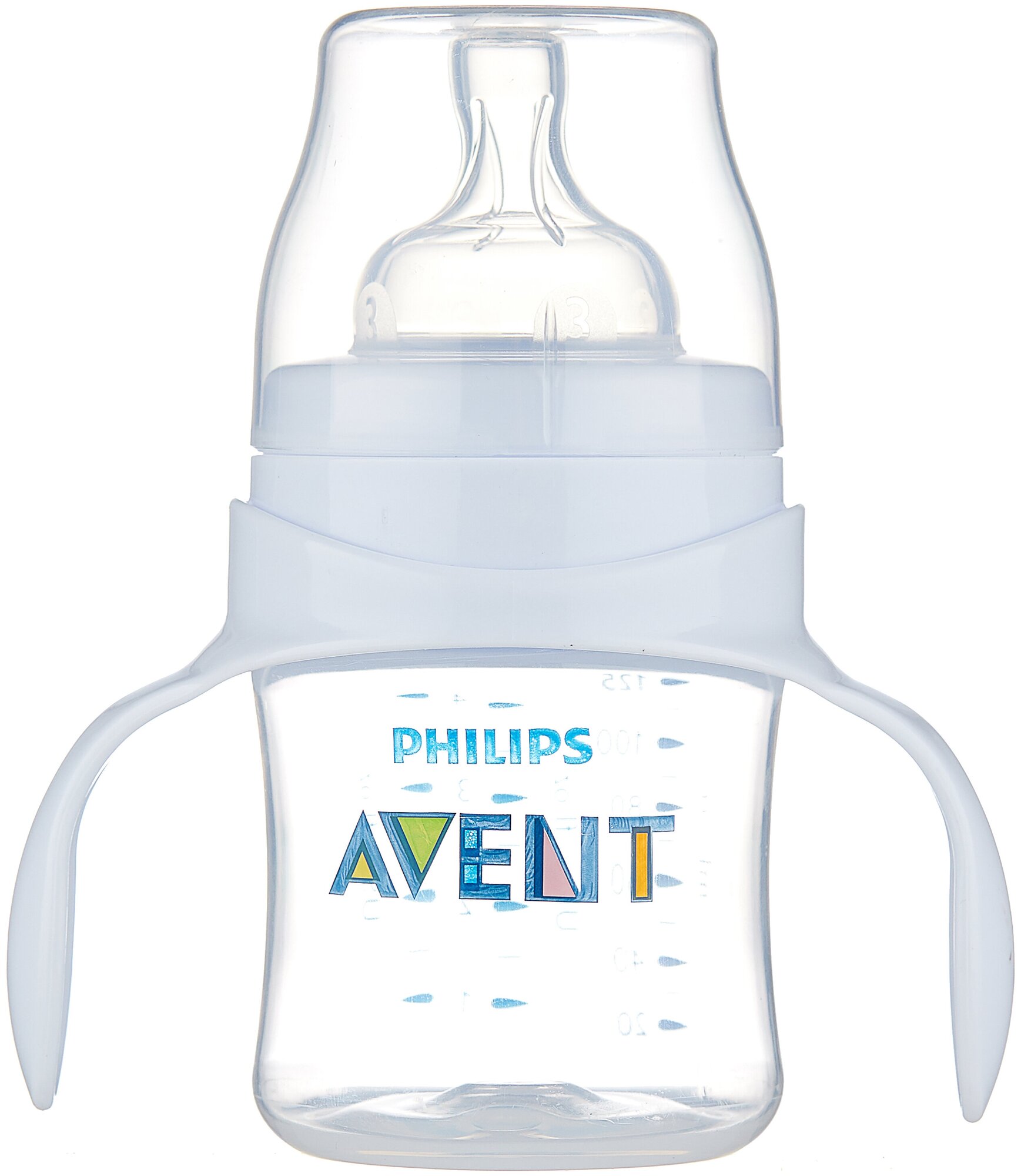 Тренировочный набор Philips Avent SCF625/02 Classic+ (Бутылочка 125 мл+ Соска + носик для питья + ручки) 4+