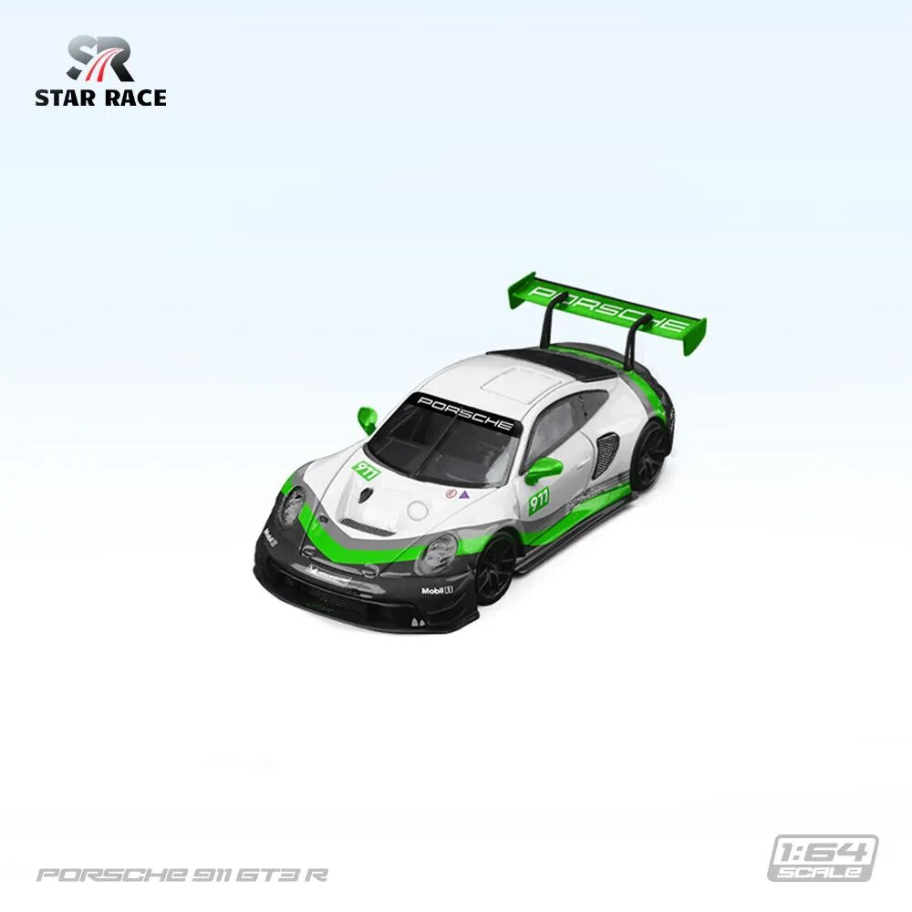 SR 1:64 STAR RACE Porsche 911 GT3 Le Mans Легковая модель автомобиля