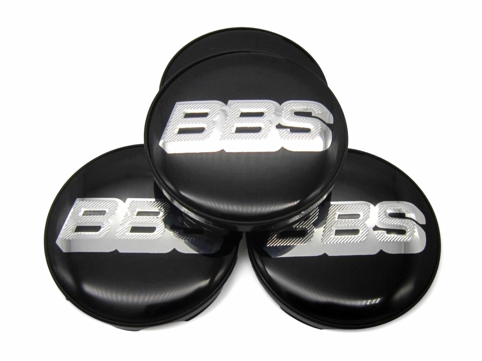 Колпачки, заглушки на литые диски СКАД BBS black 56/51/12 мм, комплект 4 шт.