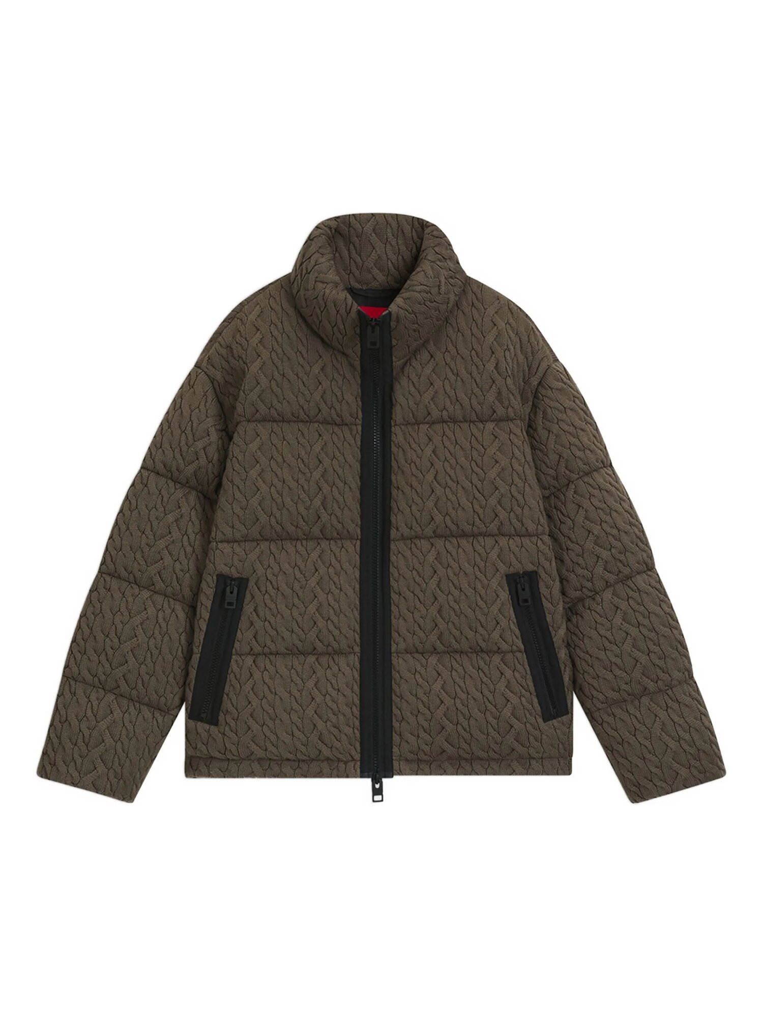 Куртка Cable-knit padded jacket