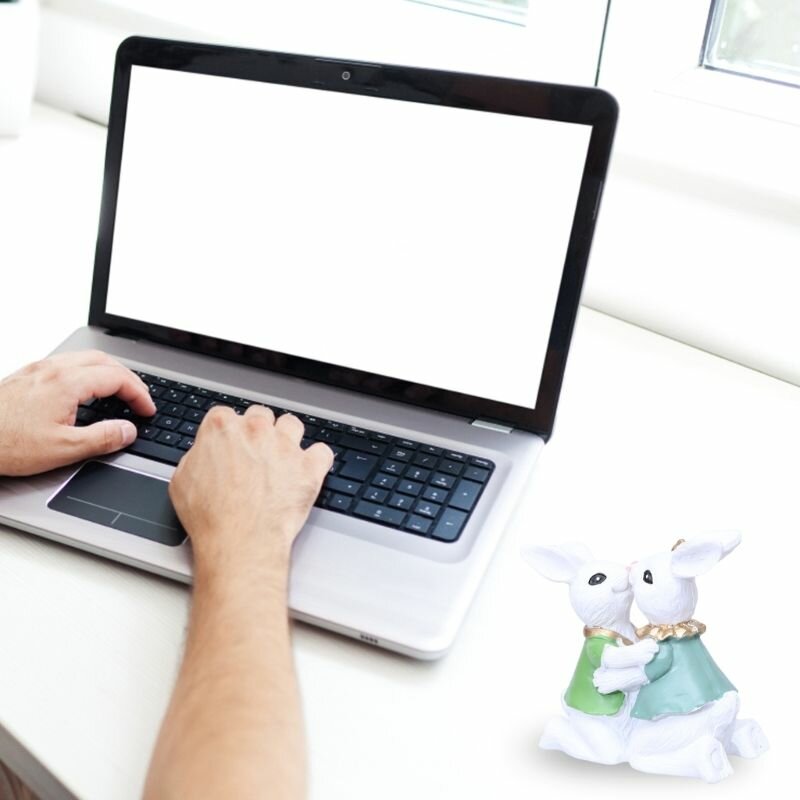 HA0017 Поцелуй пару кроликов