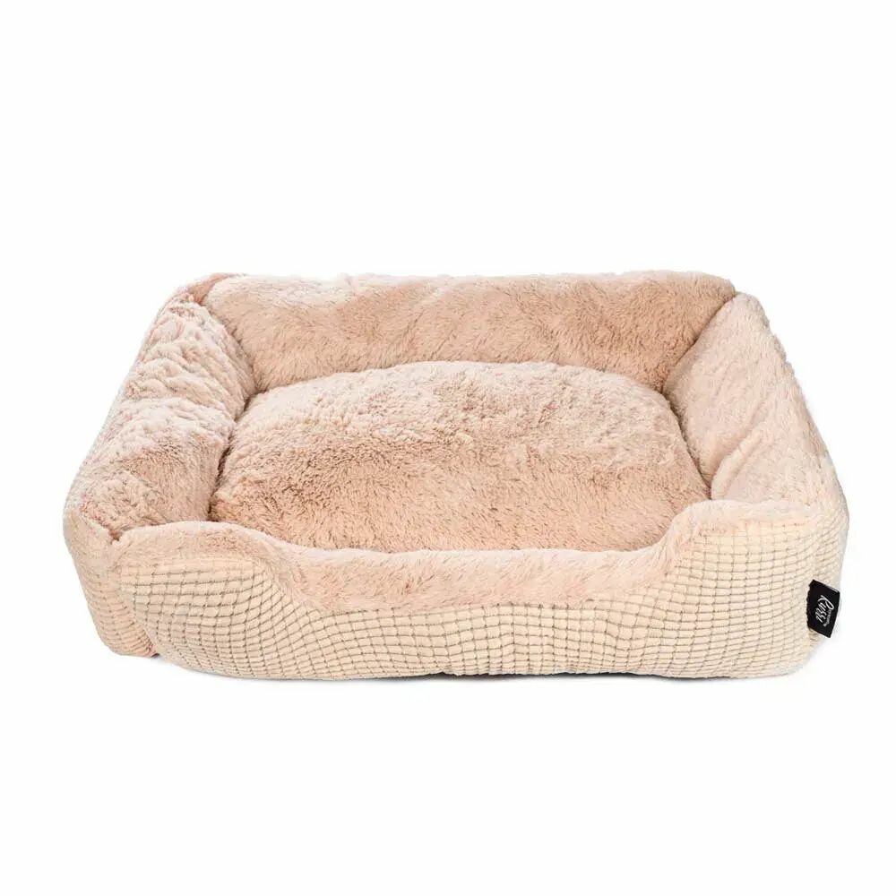 RURRI Лежанка для кошек и собак мелких и средних пород, 50х40x16 см, бежевый