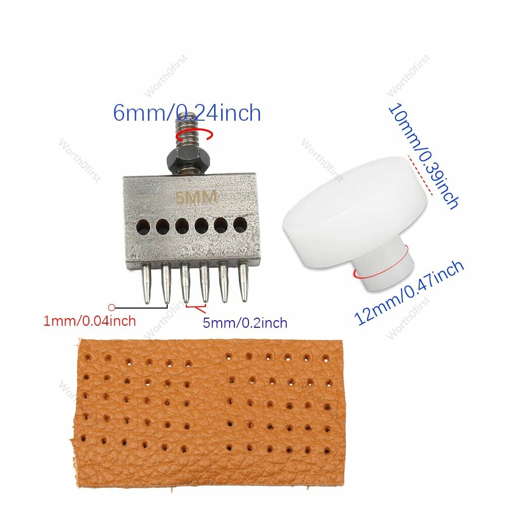 Штампы для кожи M6 LeatherCraft Spacing-5mm-6