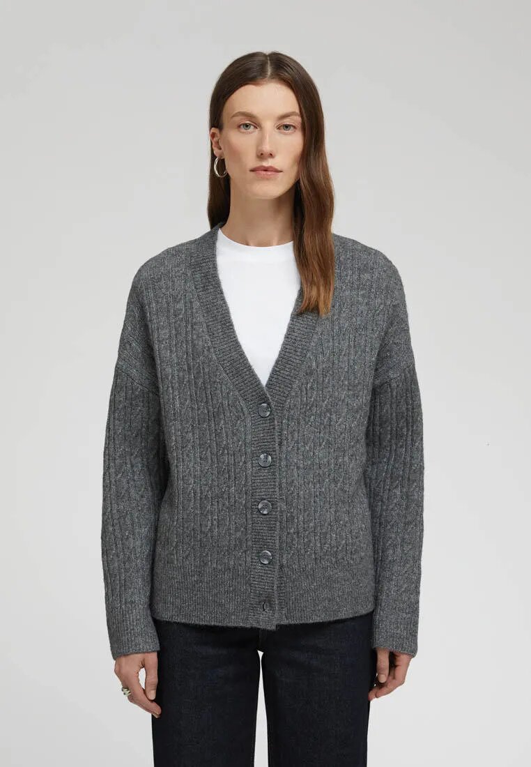 Кардиган с шерстью