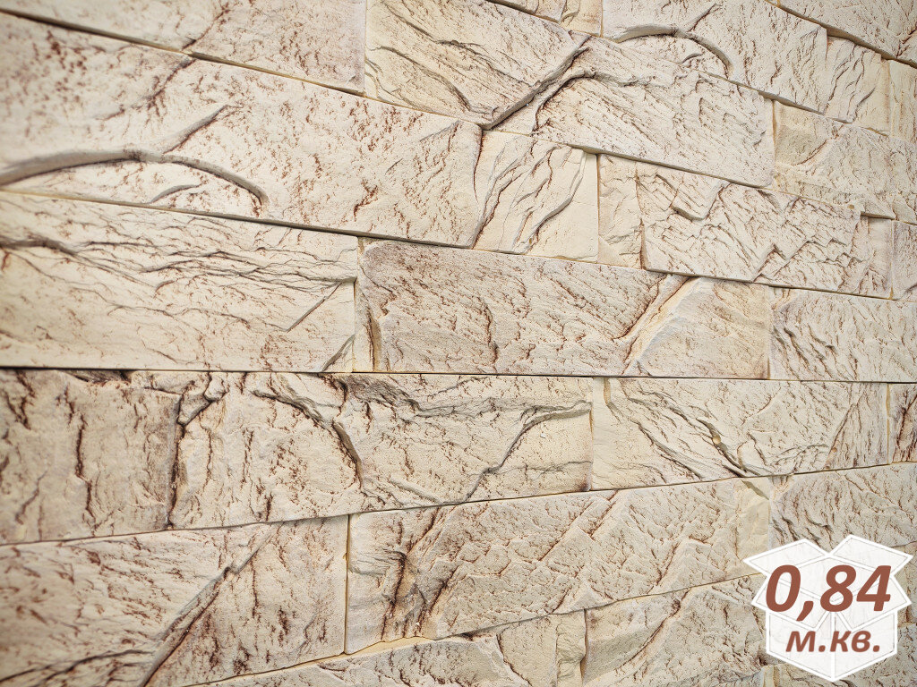 Декоративный камень Русский Камень Уральский скол Миндаль, 0,84 м. кв.