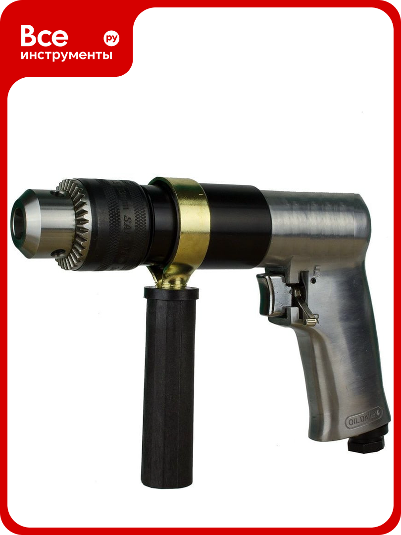 Дрель пневматическая пистолетного типа BYAROSS тип патрона: кулачковый BRG-109(D13), 13 мм