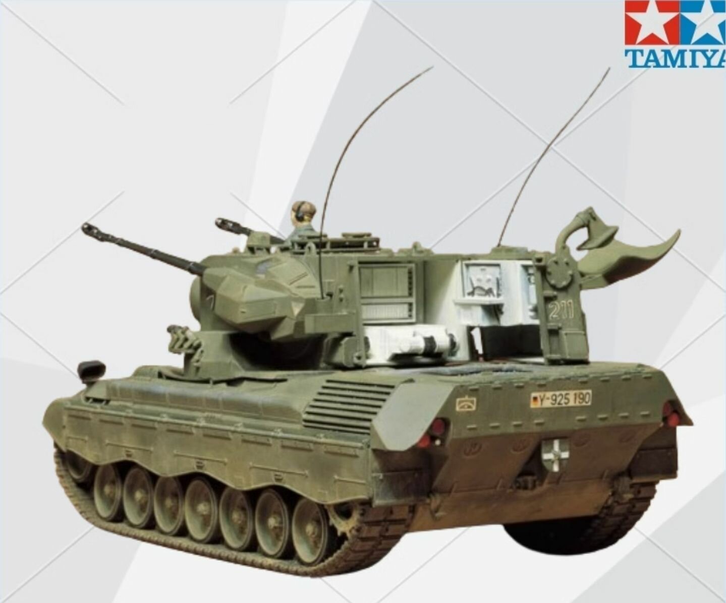 Tamiya 35099 1/35 Flakpanzer Gepard Немецкий противовоздушный танк сборная модель