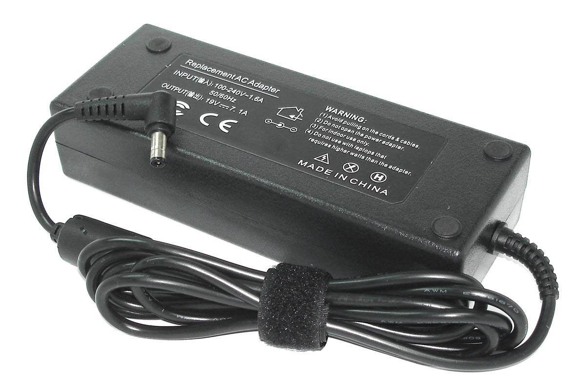 Блок питания (сетевой адаптер) для ноутбуков Acer 19V 7.1A 5.5x2.5 REPLACEMENT