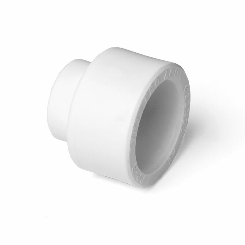 Муфта переходная PRO AQUA 63x50 мм, полипропиленовая PPR, белая