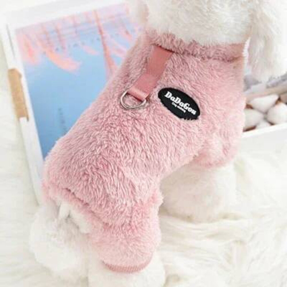 Зимний комбинезон для собак, теплая одежда для маленьких собак, фланелевый комбинезон для чихуахуа и мопса, мягкий фланелевый костюм для собаки