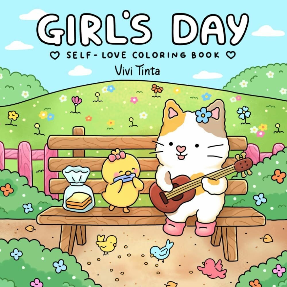 Раскраска антистресс для взрослых и подростков Coco Wyo -Girl Spaces