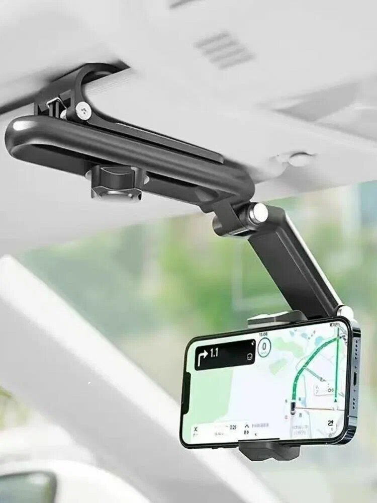 Автомобильный солнцезащитный козырек, держатель для мобильного телефона, вы можете просматривать навигациюне глядя вниз