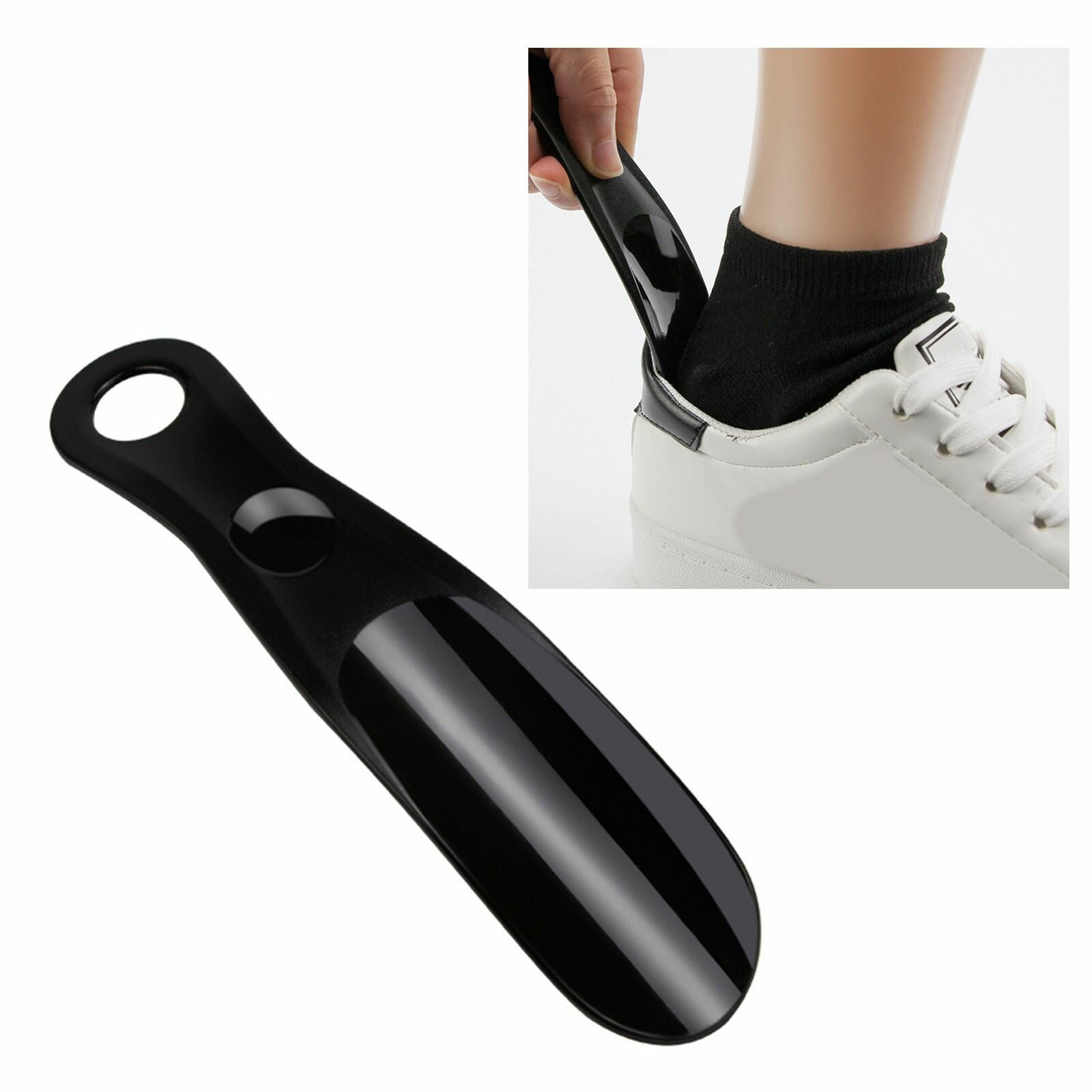 Подъемник для обуви с эргономичной ручкой ABS Shoehorn домашнего офиса