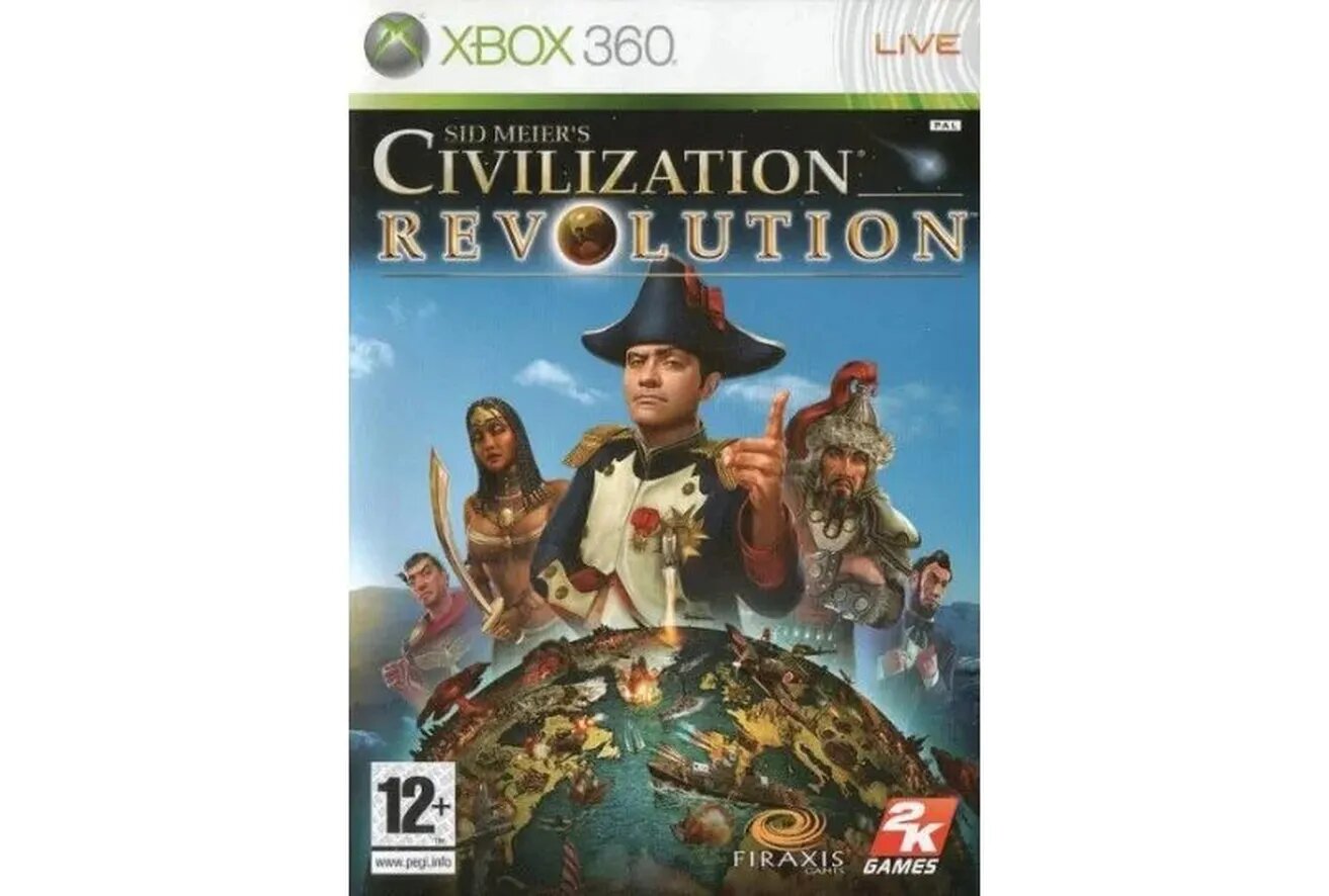 Диск с игрой Civilization Revolution для X-Box 360 (русские субтитры) прошивка LT 3.0