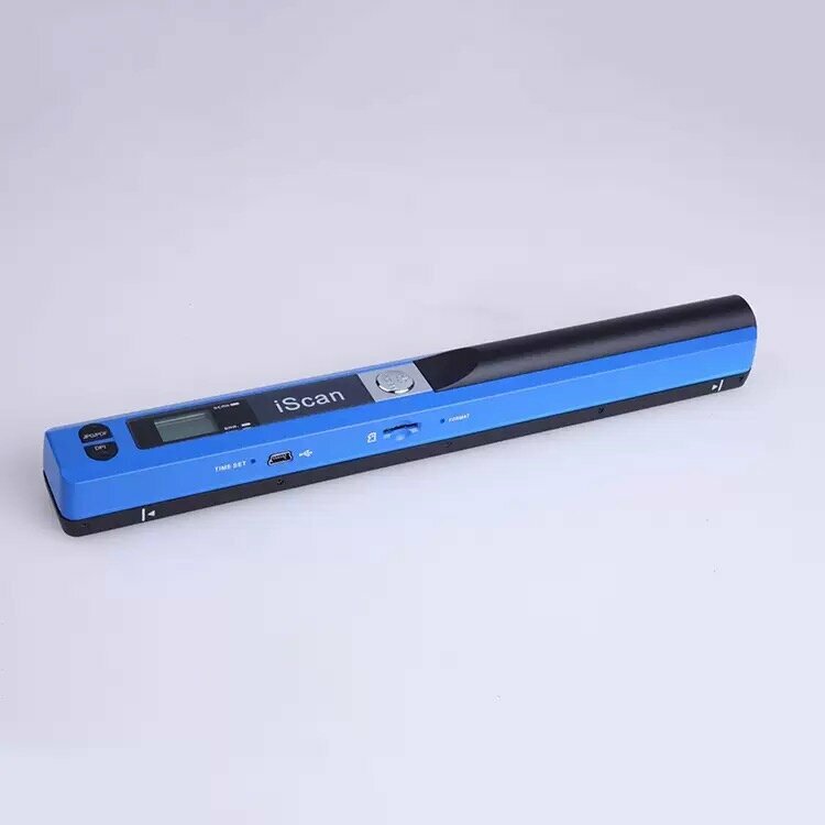 Сканер iScan, портативный, A4, черно-белый, 3 сек, автоотключение, питание от 2 батарей АА