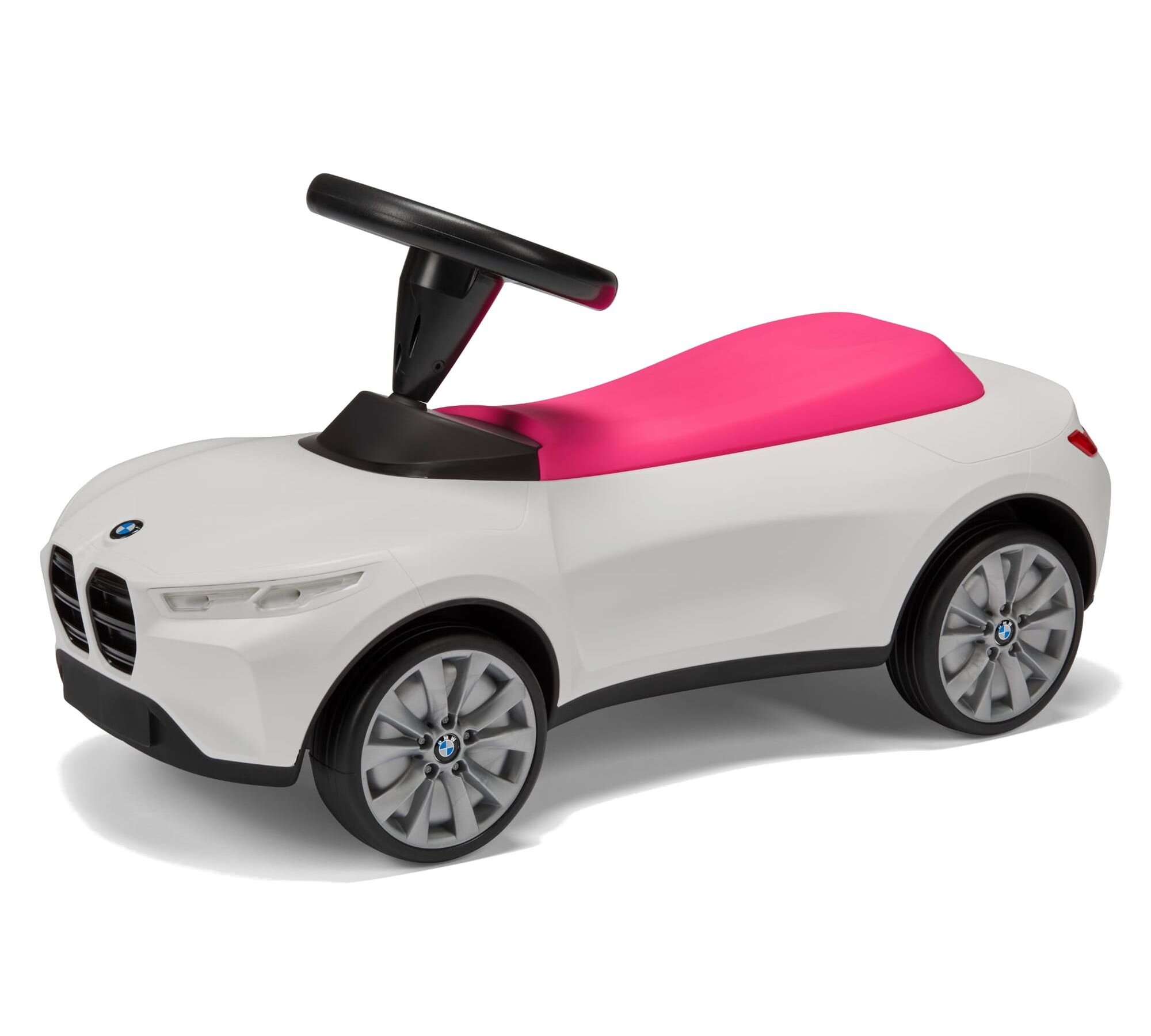 Детский автомобиль BMW Baby Racer IV- 80935B308D4, цвет белый/розовый