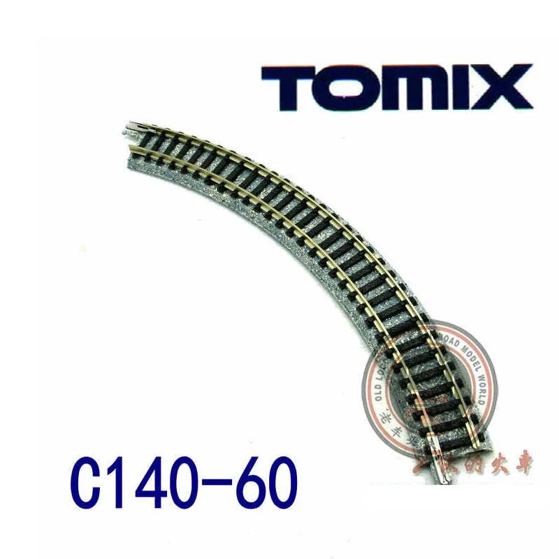 TERAYSUN N масштаб миниатюрный железнодорожный поезд изогнутая дорожка 1:150 6pcs C140-60