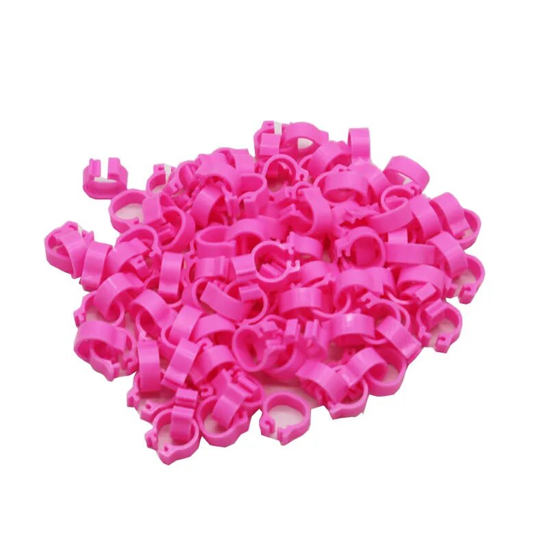 Кольца для голубей 8 мм пластиковые 100 шт