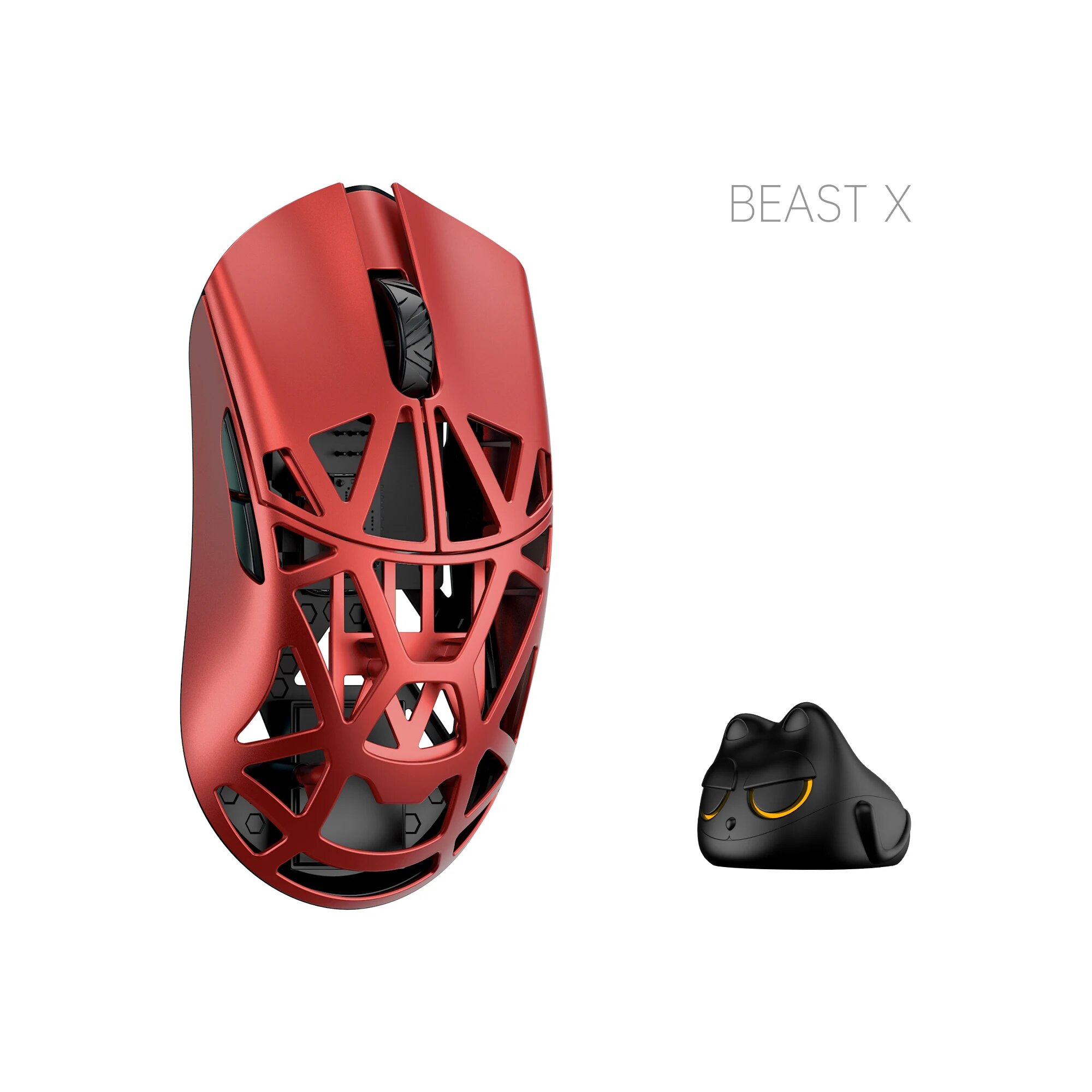 WLMOUSE Beast X Pro 39g беспроводная игровая мышь Red(Solid Sides)