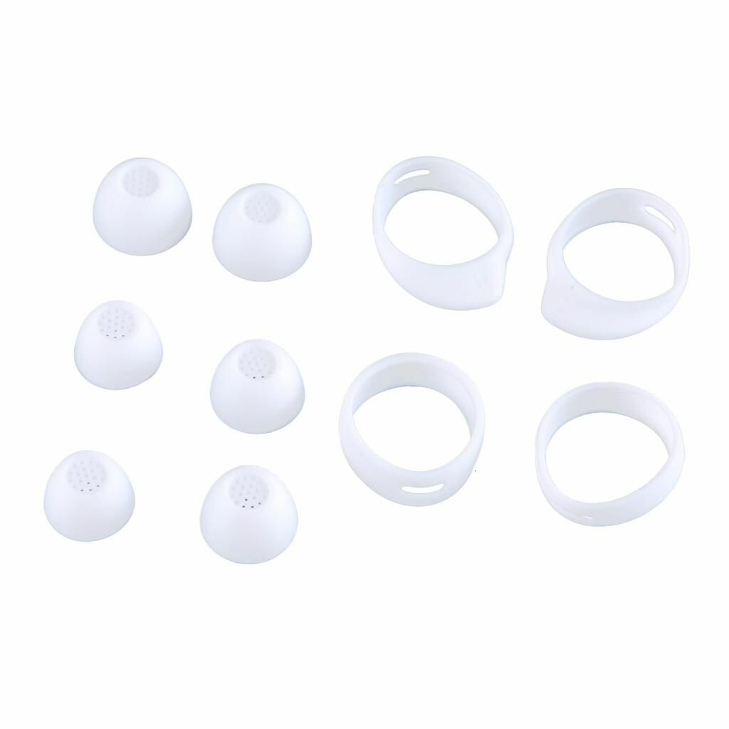 Силиконовый чехол для наушников Samsung Galaxy Buds FE-белый