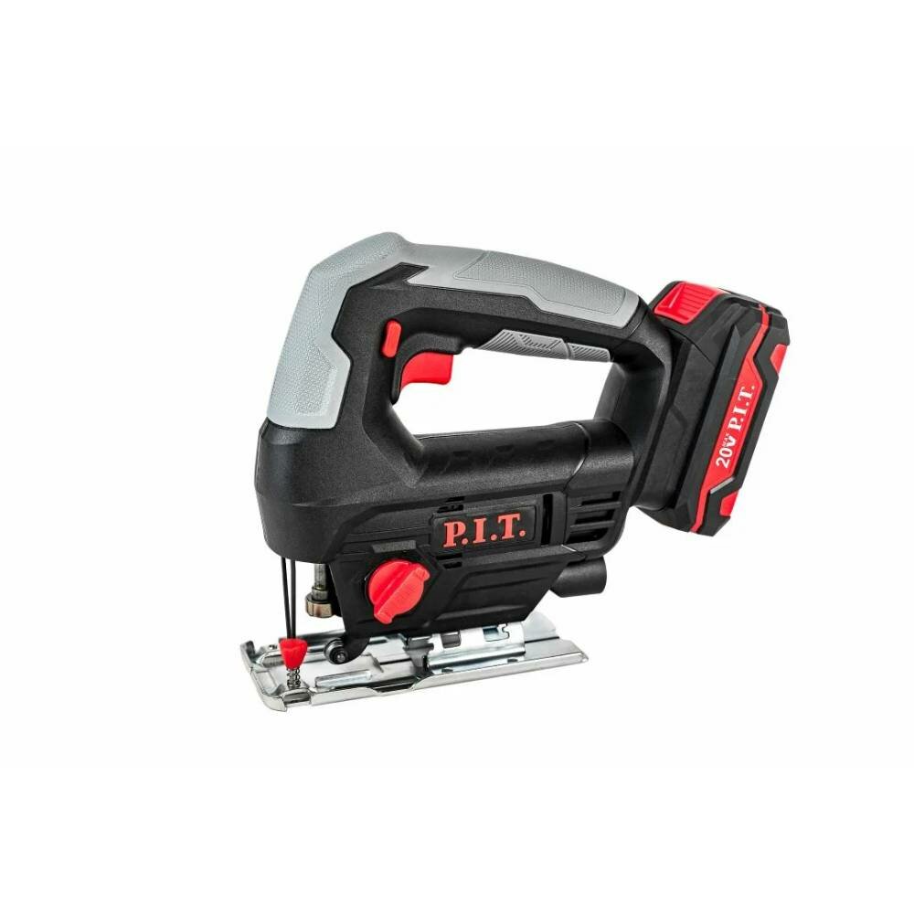 Лобзик аккумуляторный P.I.T PST20H-70A/1, с подсветкой, для металла, дерева, пластика, с аккумулятором