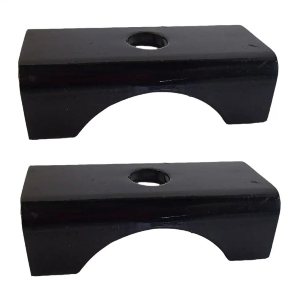 Комплект из 2-х Осей Прицепа для Тяжелых условий эксплуатации, Пружинных Сидений, Монтажных Кронштейнов для Круглотрубчатой Металлической Подвески SP 3 3"