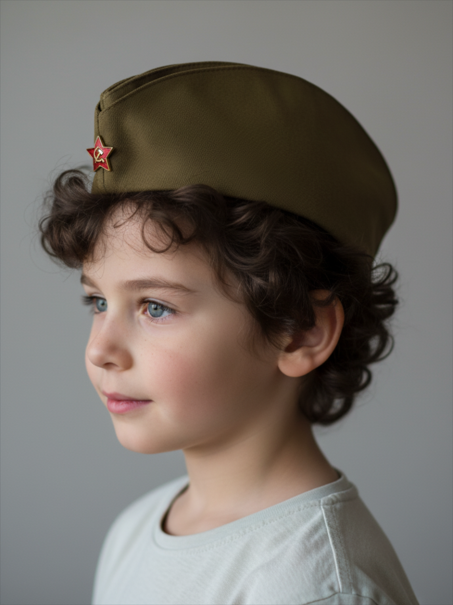 Пилотка детская Советской Армии СССР со звездой. Felante