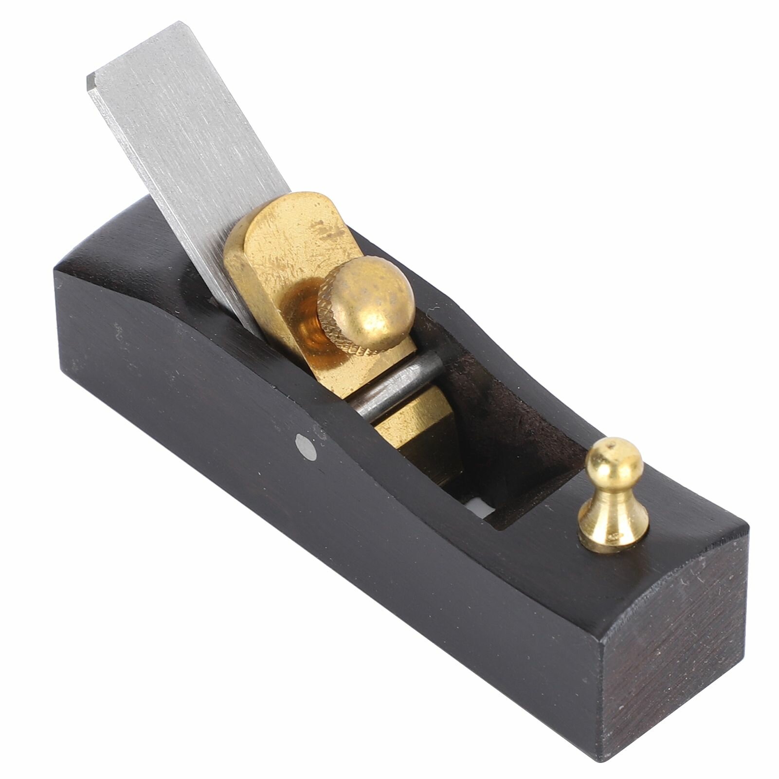 Резак для кожи Blackwood Leather Planer, ручной инструмент для скругления, из черного дерева и стали, 80x22x20мм