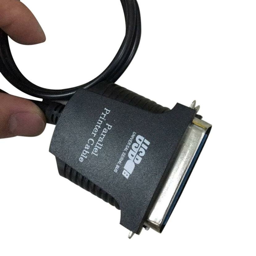 Адаптер питания компьютерный кабель новый USB к DB36 гнездовой порт параллельный принтер принтер конвертер кабель LPT x3