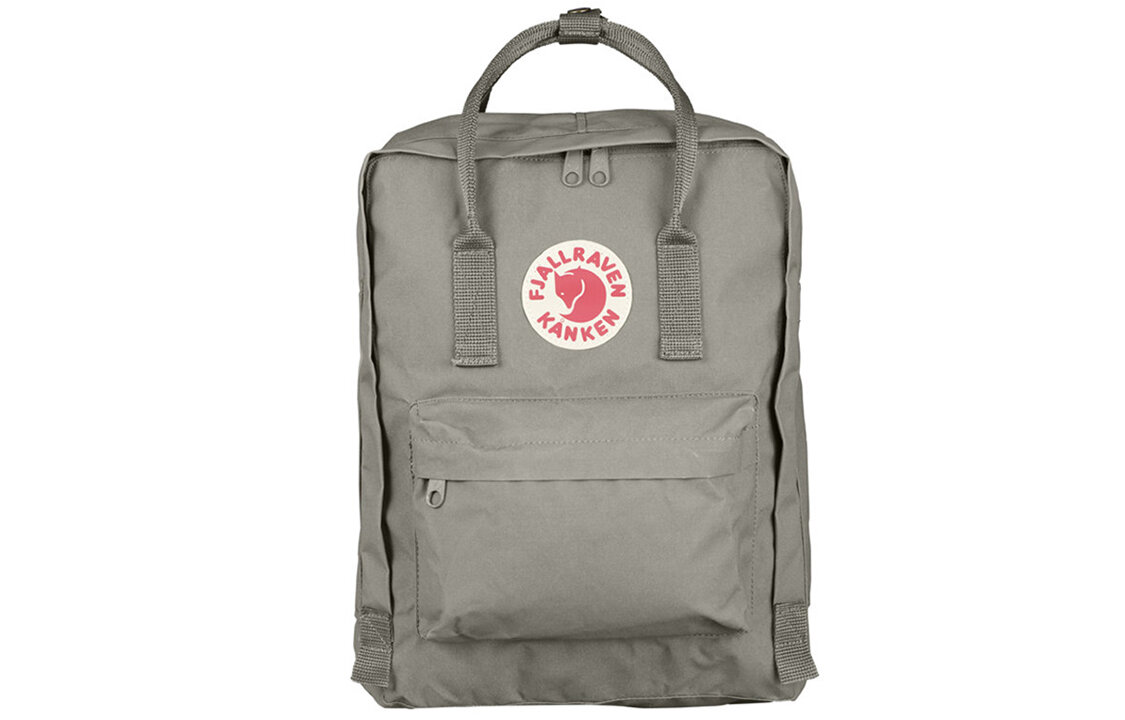 Рюкзак унисекс Fjallraven Kanken 16L, серый, 16L, легкий и прочный, из полиамида