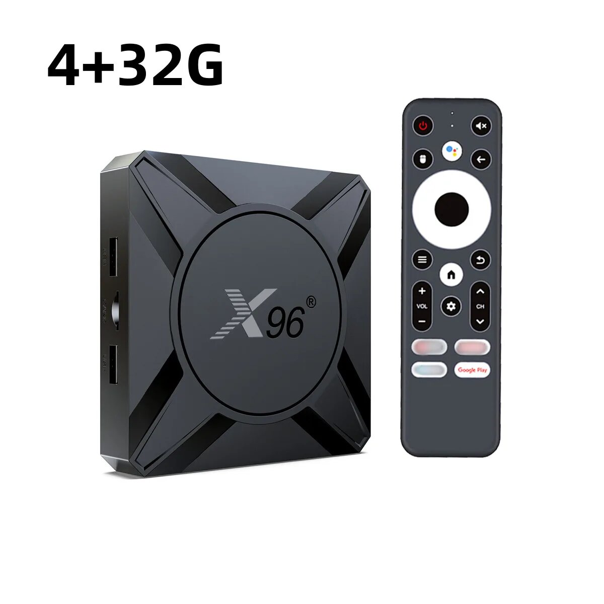 X96 M300 ТВ-приставка Android 14.0 4 ГБ 32 ГБ Европейская вилка (EU Plug)