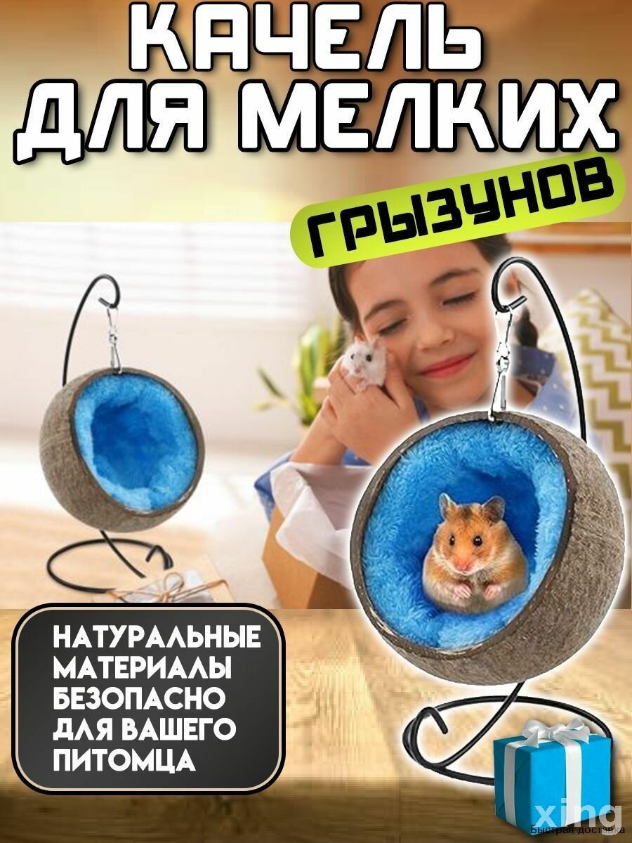 Эксклюзивные качели для грызунов